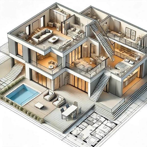 Idées de plans et conception pour une maison fonctionnelle